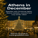 Athens in December: Christmas Lights, Events, and Winter Must-Do’s